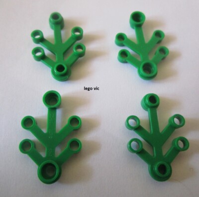Lego 2423 x4 Plant Leaves 4x3 Green Plante Vert City Creator Harry MOC ...