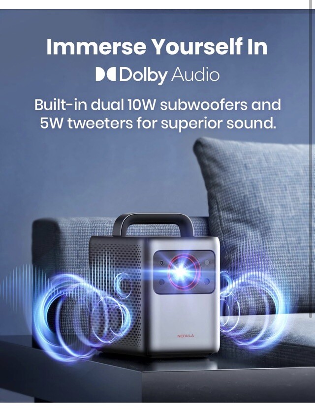 Renewed NEBULA Cosmos Laser 4K Projector Android TV 10.0 Auto focus | eBay