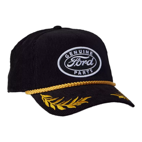 America Needle Ford Auto Parts Corduroy Rope Adjustable Hat Cap Black ...