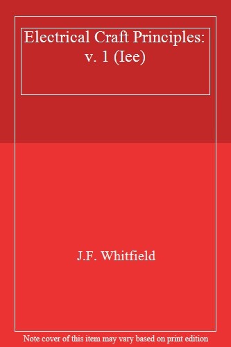 Electrical Craft Principles by Whitfield New 9780863419324 Fast Free ...