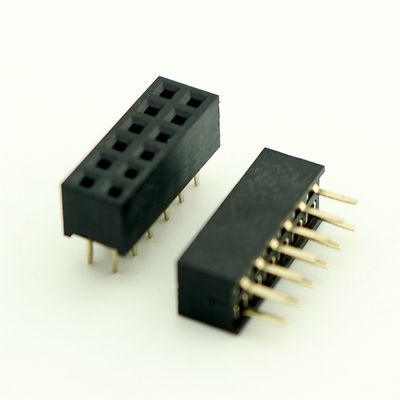 10x Pitch 2.0 2mm 2x6 Pin 12 Pin Female Double Row Straight Pin PCB ...