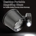 Jewelers Loupe Magnifier 10X Magnifing Glass with Lights Eye Loop ...