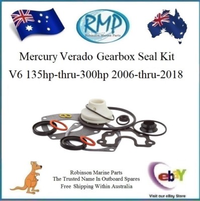 A New Mercury Verado Outboard Gearbox Seal Kit 135hp-thru-300hp # 26 ...