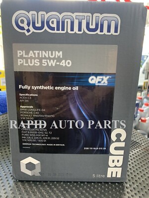 QUANTUM PLATINUM PLUS ENGINE OIL 5W-40 | eBay UK