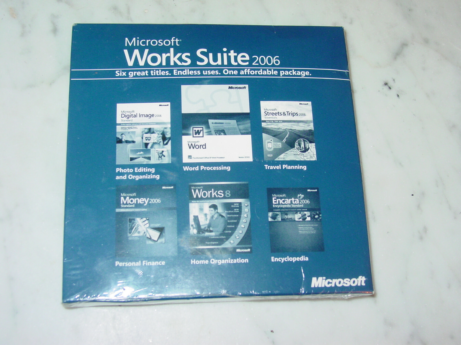 Microsoft Works Suite 2006 Software & Key Factory Sealed New Old Stock ...