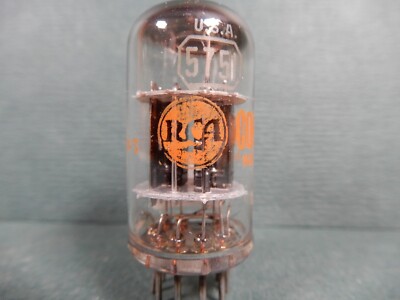 RCA Short Black Plate Command 5751 Vacuum Tube Tested Strong 116/108 ...