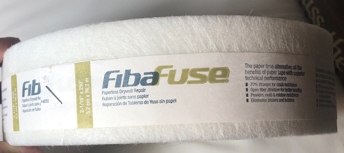 FibaFuse Drywall Tape Fiberglass Joint Tape 250 ft x 2 1/16 in 1 Roll ...