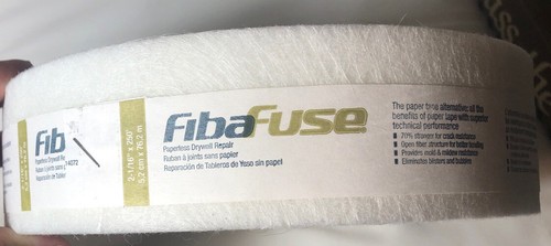 FibaFuse Drywall Tape Fiberglass Joint Tape 250 ft x 2 1/16 in 1 Roll ...