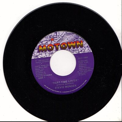 STEVIE WONDER PART TIME LOVER 45RPM VINYL | eBay