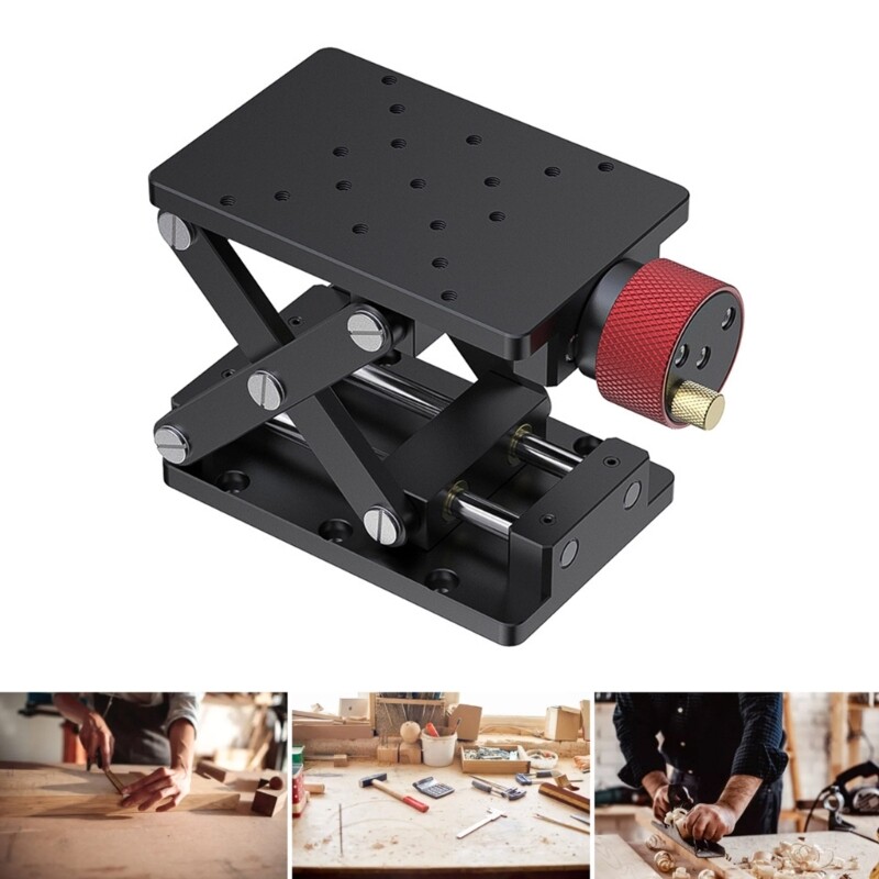 Lift Aluminum Support Jacks Platform Laboratory Lifting Stand Manual ...