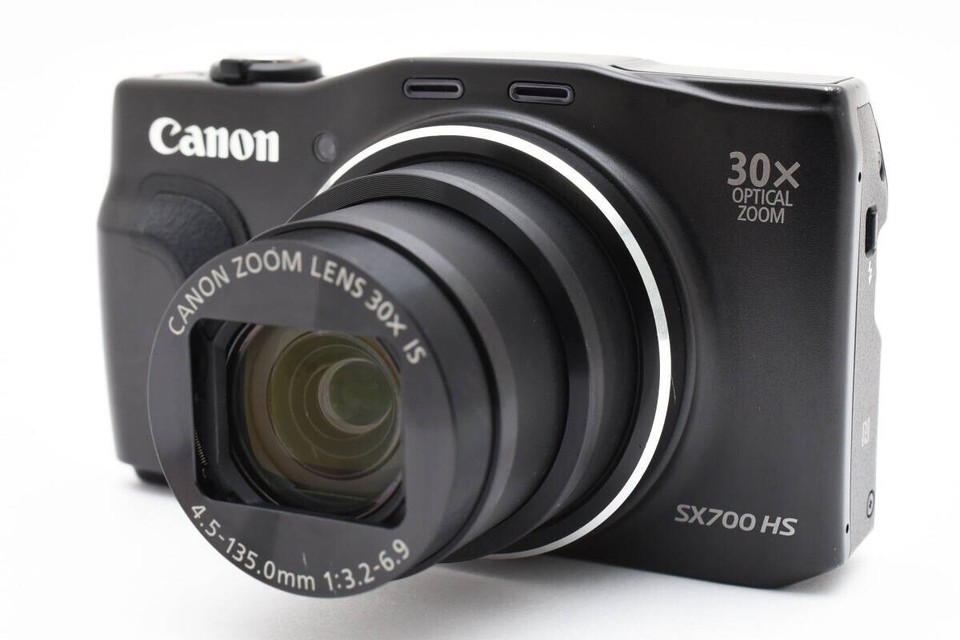 Canon Power Shot SX700 HS 16.1 MP 30x Optical Zoom Lens Compact Digital ...