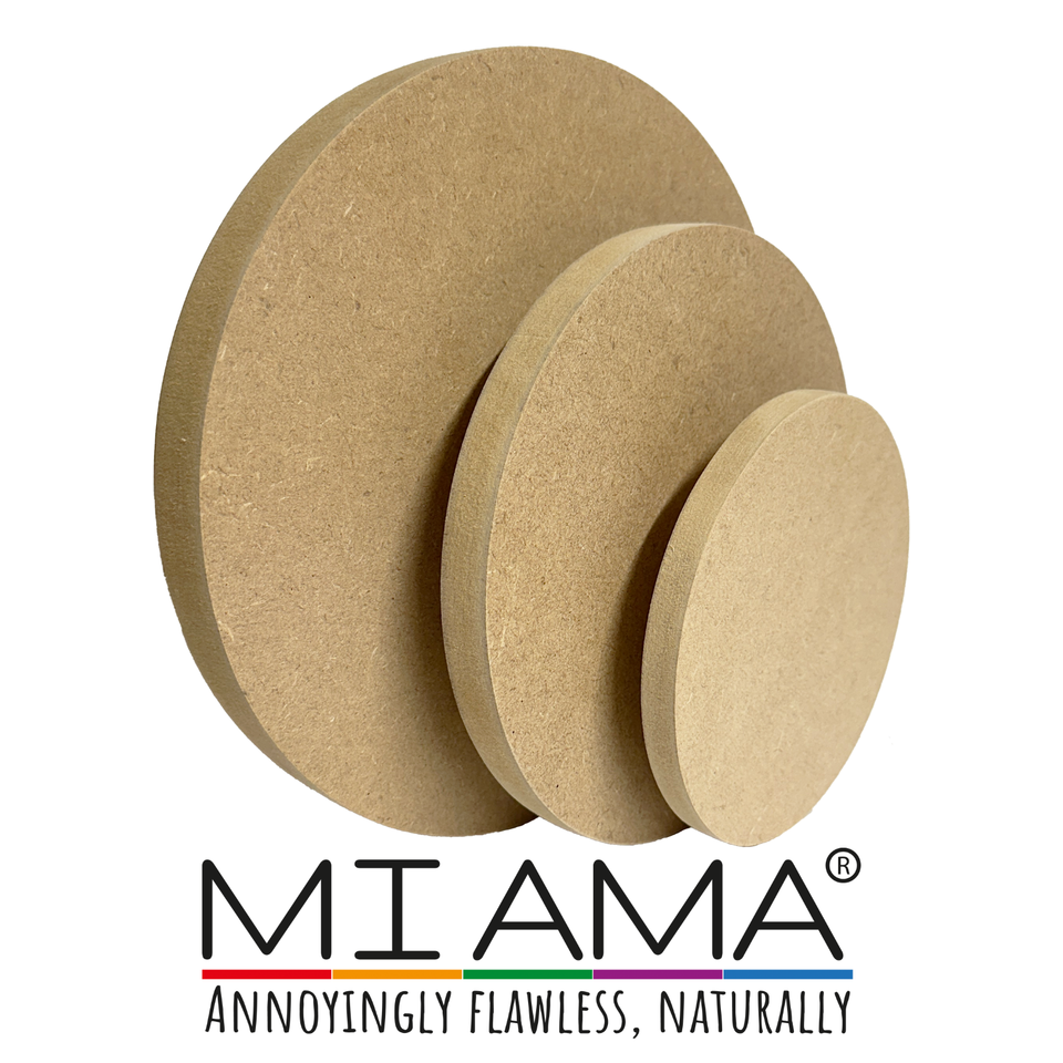 MDF Circle Wooden Disk Blank Craft Shape 10-60cm PREMIUM MDF Circles ...