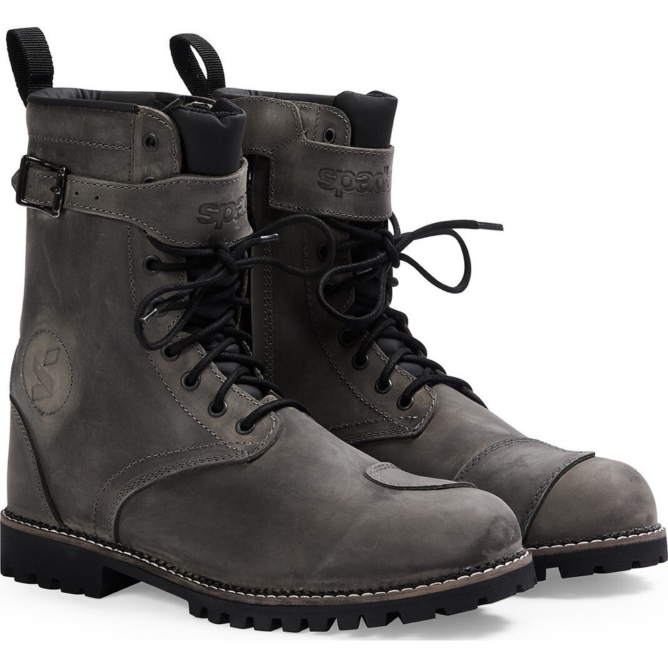 Spada Pilgrim Grande CE Leather Motorcycle Motorbike Touring Boots ...