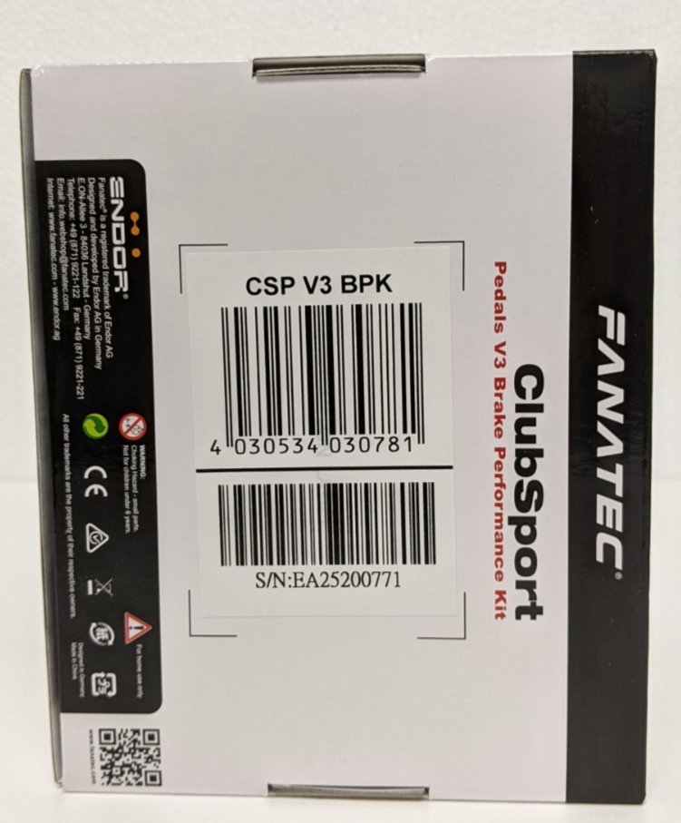 Fanatec Brake Performance Kit for ClubSport Pedals V3 & V3 Inverted ...