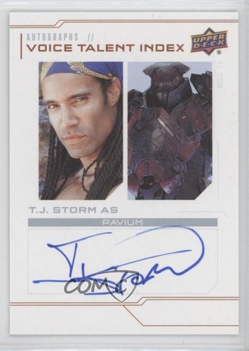 2024 Upper Deck Halo Legacy Collection Voice Talent Index TJ Storm #VT ...