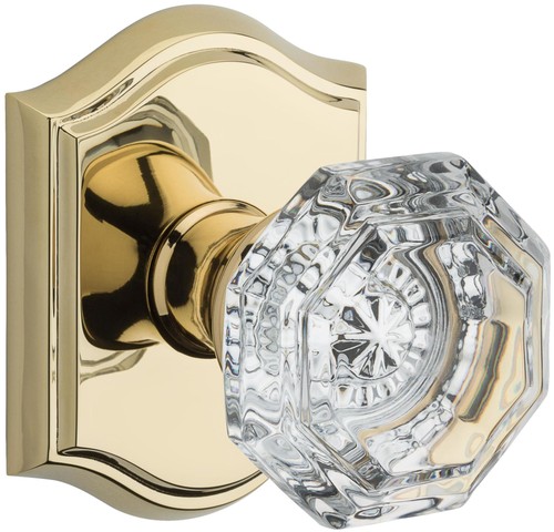 Baldwin PV.CRY.TAR Crystal Privacy Door Knob - Brass | eBay