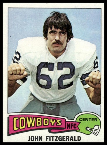 1975 Topps #257 John Fitzgerald Dallas Cowboys EX | eBay