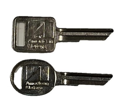 Jeep AMC Key Blank Set. Oval And Square Key Included. RA3 & RA4 1974 ...