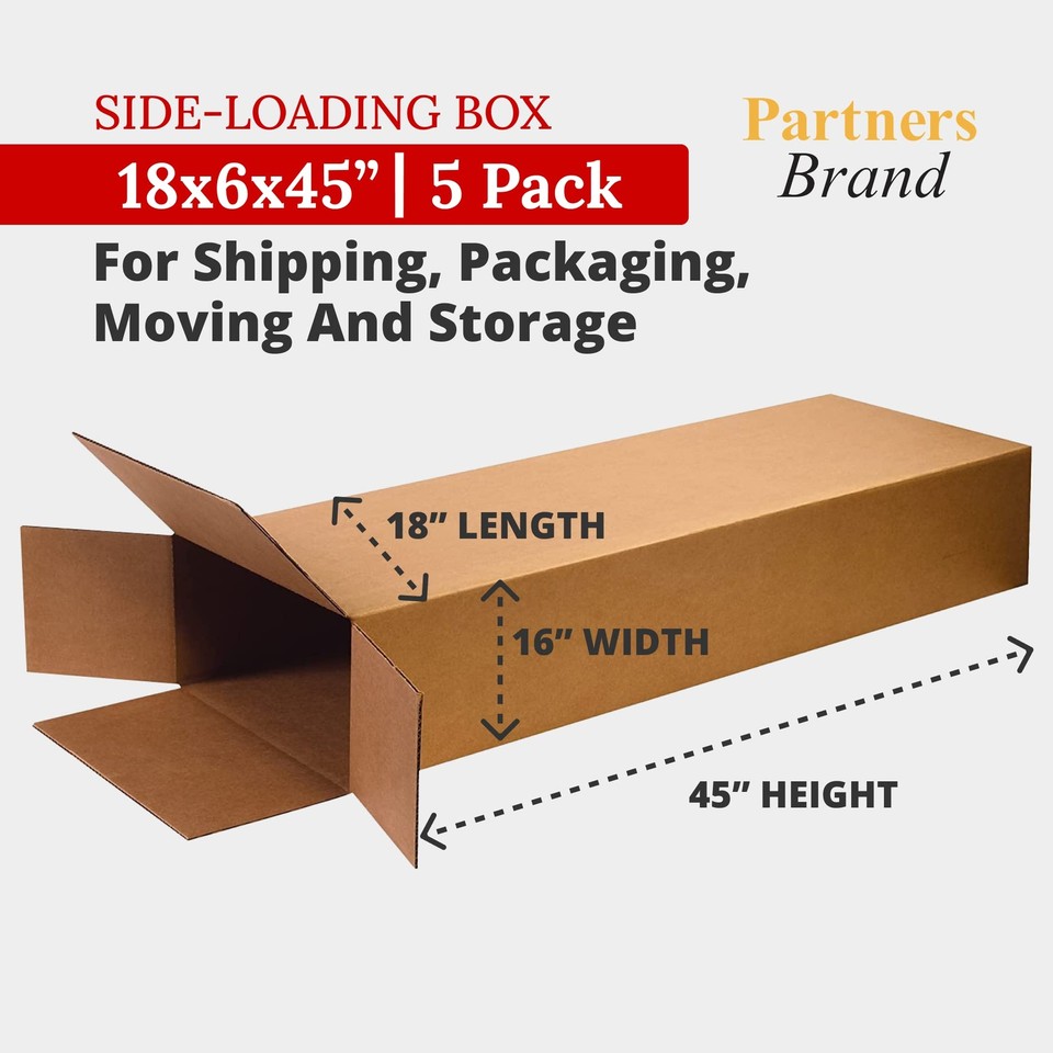 Cardboard Boxes Tv Boxes For Moving Tape Logic TLHD18645FOL Side ...