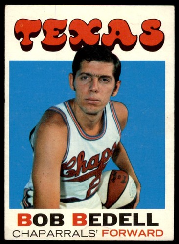 1971-72 TOPPS BOB BEDELL TEXAS CHAPARRALS #153 EX | eBay