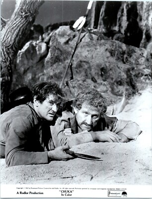 ROD TAYLOR & JAMES WHITMORE 1967 Chuka Paramount Orig Movie Still Photo ...
