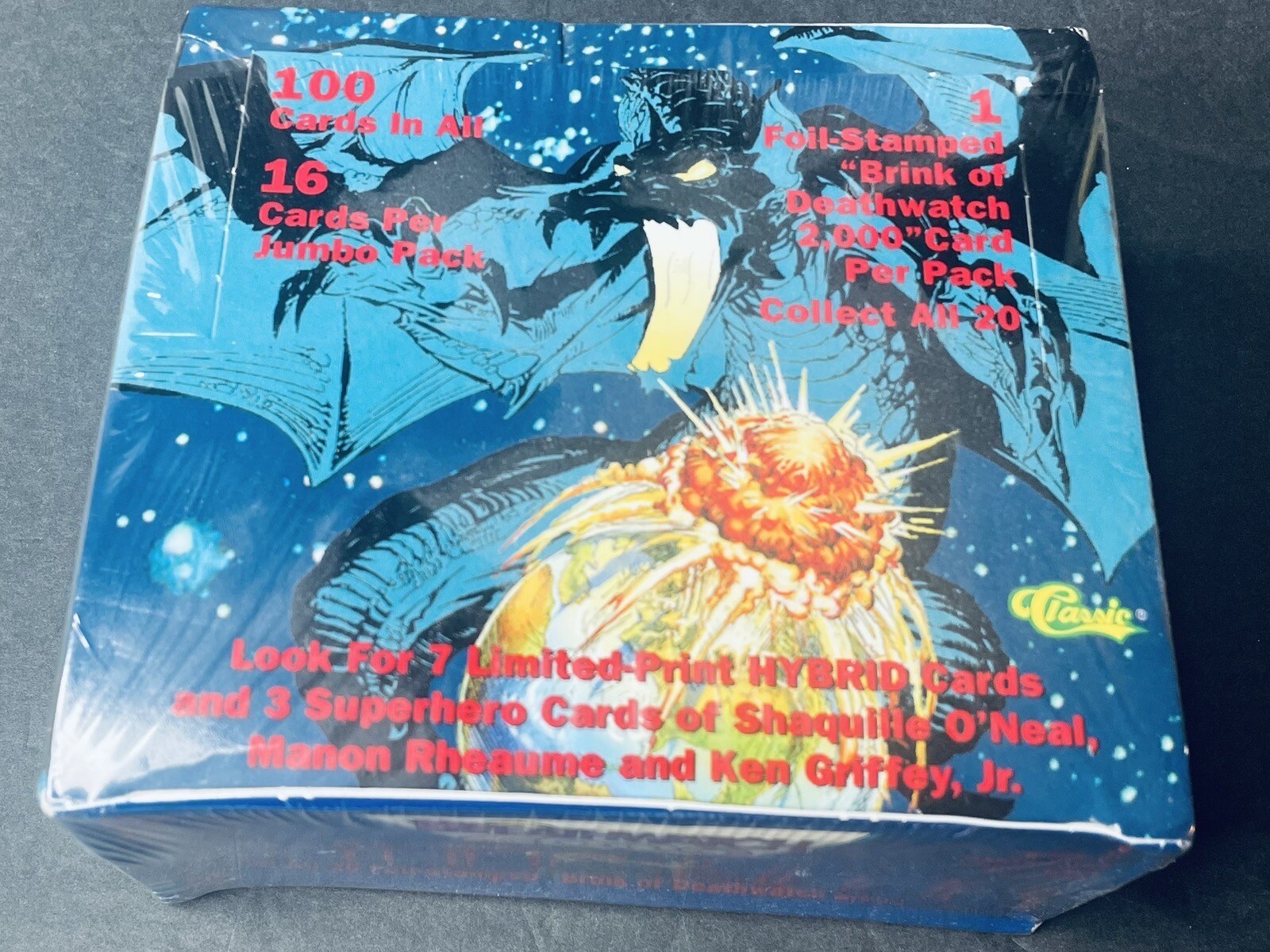 Deathwatch 2000 Trading Cards Classic Box 100 Total Jumbo Pack, Factory ...