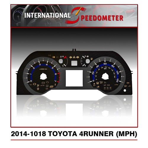 Speedometer Faceplate Fits a 2014 to 2018 Toyota 4Runner (MPH) | eBay