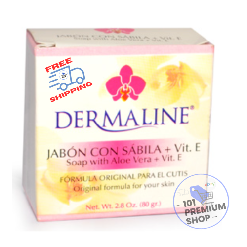 DERMALINE ORIGINAL SOAP Aloe Vera & Vitamina E 2.8 0z.. | eBay