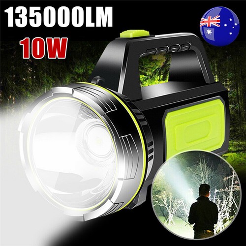 135000LM LED Searchlight Powerful Lamp Torch Work Light Rechargeable ...