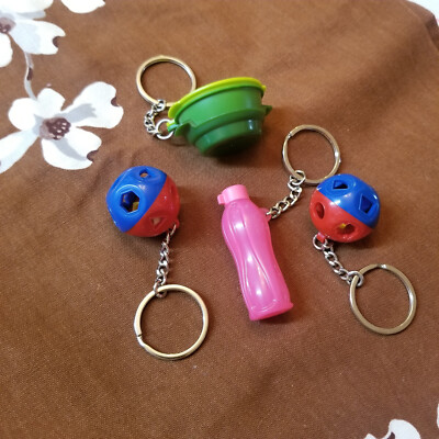 4 Tupperware Mini Shape Sorter Ball Pink Echo Bottle Bowl Lid Colander ...