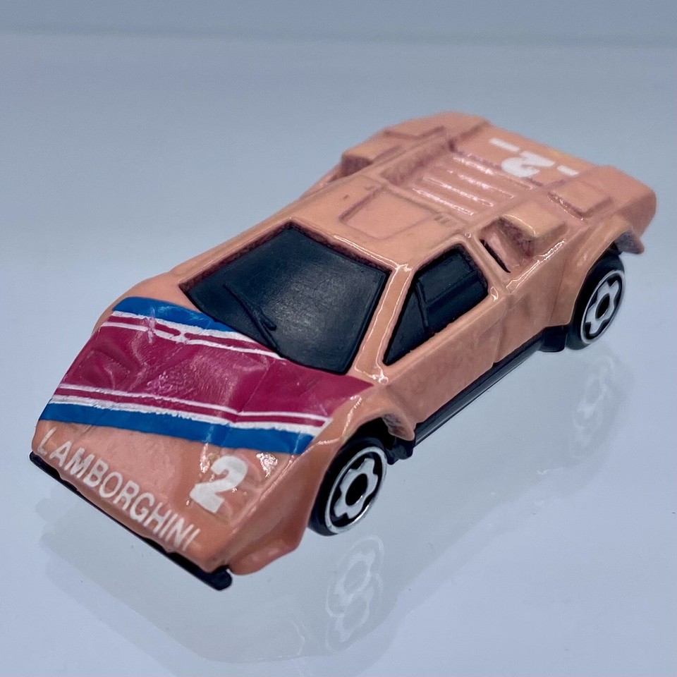 VTG 1987 M.I. Original Hot Wheels Lamborghini #2 Micro Color Racers ...