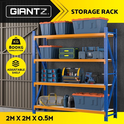 Giantz 2MX2M Garage Shelving Warehouse Rack Pallet Storage Shelves ...