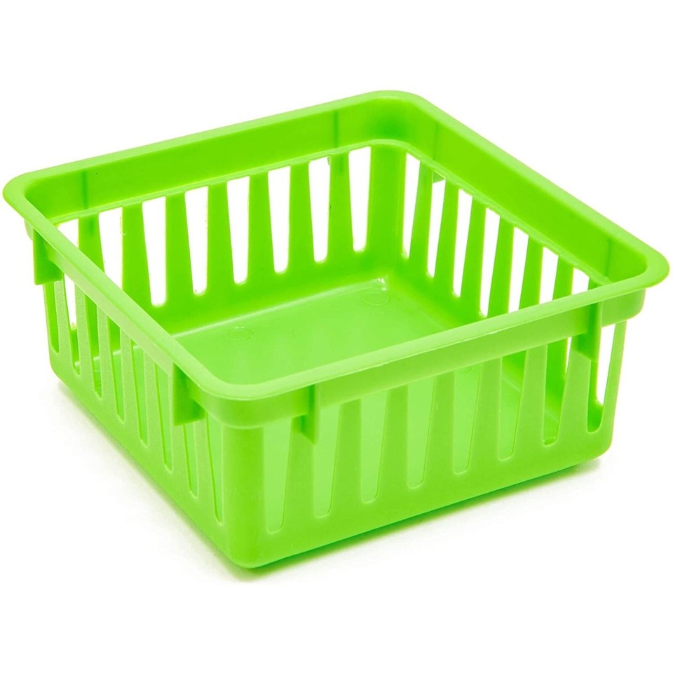 12Pcs 6 Colors Plastic Pen & Pencil Baskets Tray for Classroom ...