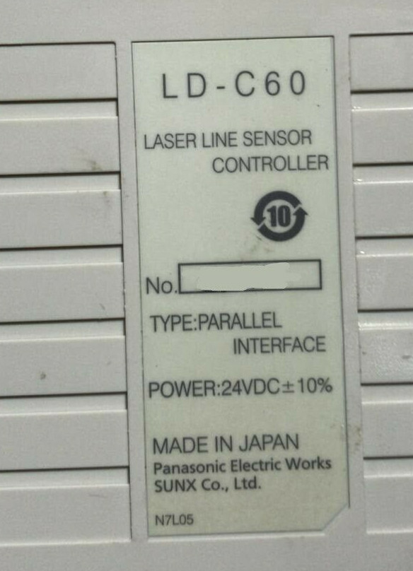 PANASONIC LD-C60 LASER LINE SENSOR CONTROLLER | eBay