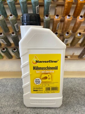 1 Liter Nähmaschinenöl, Industrienähmaschinenöl Hanseline harzfrei ...