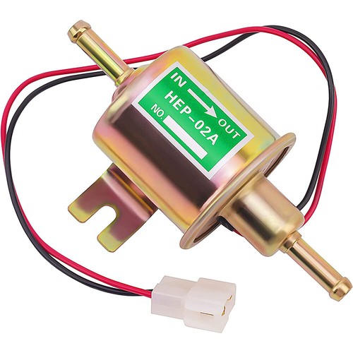 Universal 12V Electric Inline Fuel Pump For Lawn Mowers Small Engine ...
