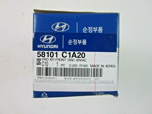 GENUINE FRONT BRAKE PADS KIT FOR 14-18 HYUNDAI (LF) SONATA 58101-C1A20 ...