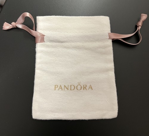 Pandora jewelry anti tarnish white velvet pouch/ Bracelet Pouch NEW | eBay