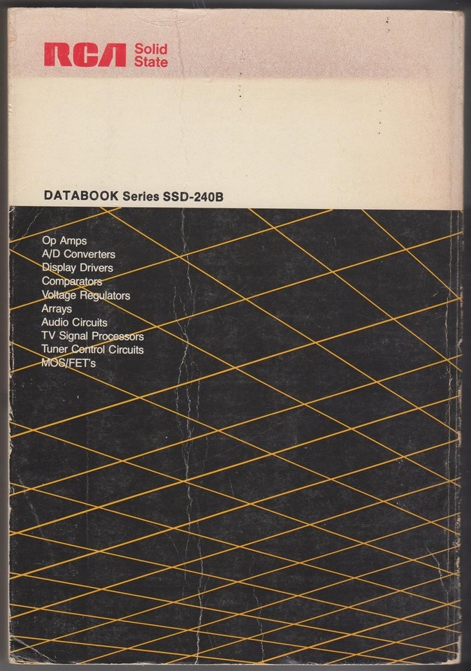 RCA Solid State Linear Integrated Circuits and MOS/FET's Industrial ...