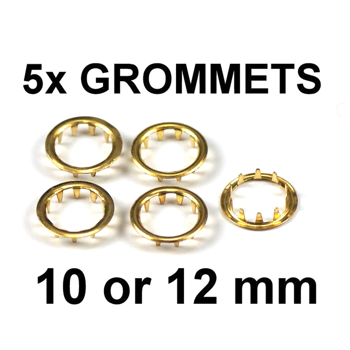 Clock grommets dial key hole brass finish collets 10mm 12mm old antique ...