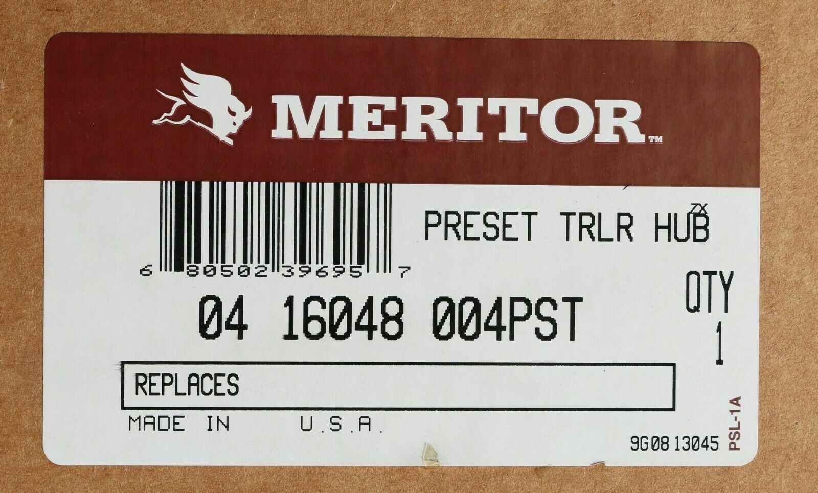 Meritor Preset Trailer Hub 0416048004PST | Arvin Meritor | 0680502396957