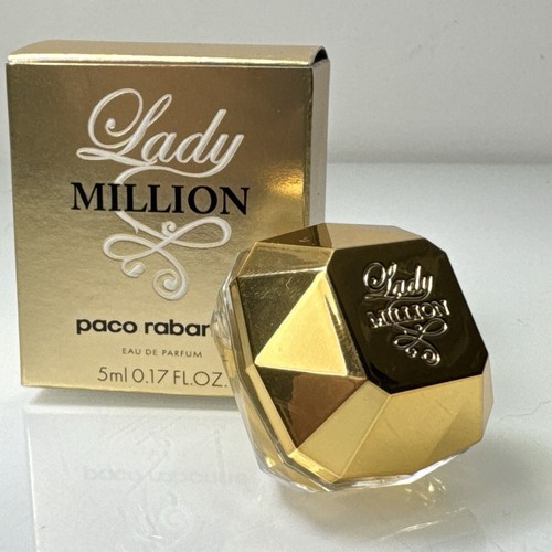 Paco Rabanne Lady Million Eau de Parfum 5ml .17 oz EDP Womens Splash ...