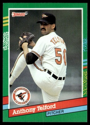 1991 Donruss Anthony Telford RC Baltimore Orioles #501 | eBay