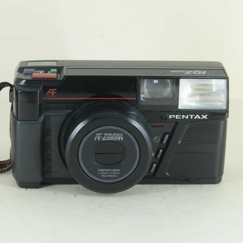 🔴Vintage PENTAX IQZoom 35mm Point and Shoot Film Camera | eBay