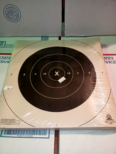 The Nat'l Target Co Official NRA 50 Yard Repair Center Paper Targets ...