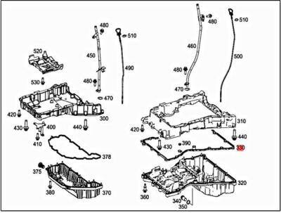 Genuine MERCEDES Gasket 6510140080 | eBay