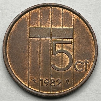 Netherlands / 5 Cents / 1982 / KM#202 / World Coin / (03-0484) | eBay