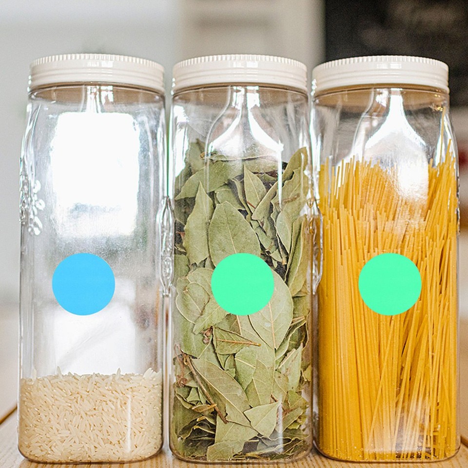 25 Sheets Colored Dot Stickers Round Color Coding Labels Adhesive Dot ...