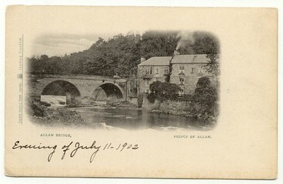Bridge Of Allan Scotland c1902 Postcard | eBay