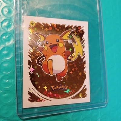 2022 POKEMON Prizma Sticker #026 Raichu Gold Star Holo Peru Gradeable ...